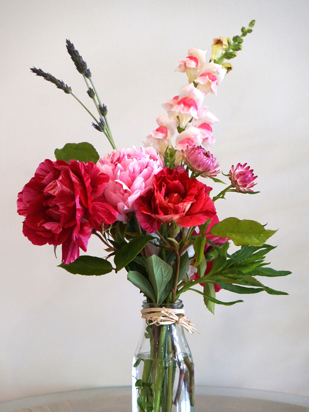 Mixed Summer Jar Posy – Little Cottage Blossom